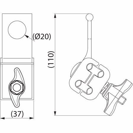 Aluminium Alloy Suspensioning of 2 or 4-core LV ABC cables (service ...