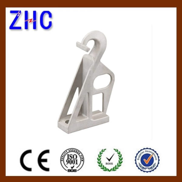 CS1500 FTTH ADSS Fiber Optical Fixation Galvanized Steel Hook Drop ...