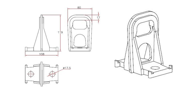 LV Voltage Overhead Line Powerfitting Strain Tension Cable Clamp ...