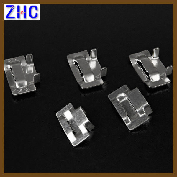 SS201 304 316 Ear-lokt Tooth Type Stainless Steel Banding Buckle Strap ...