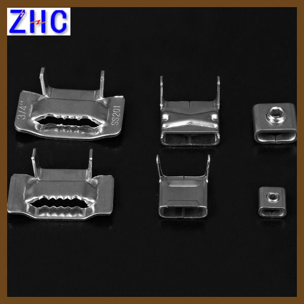 SS201 304 316 Scru-lokt type stainless steel banding screw strap buckle ...