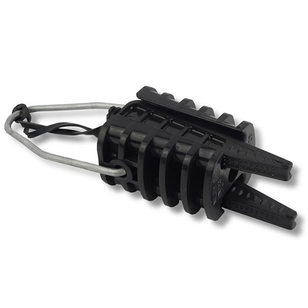 UV Black 16-25mm2 Overhead Line 4 Cores Anchoring Tension Clamp For ABC ...