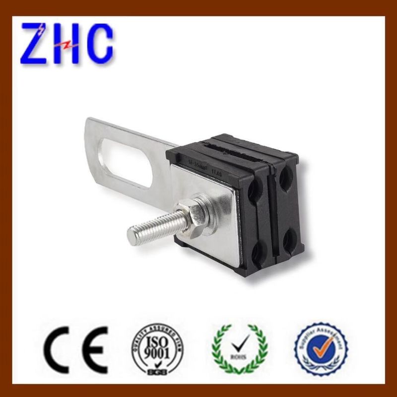 Weather Proof Aluminum Alloy Dead End Clamp For 2 Or 4 Cores ABC Cable ...