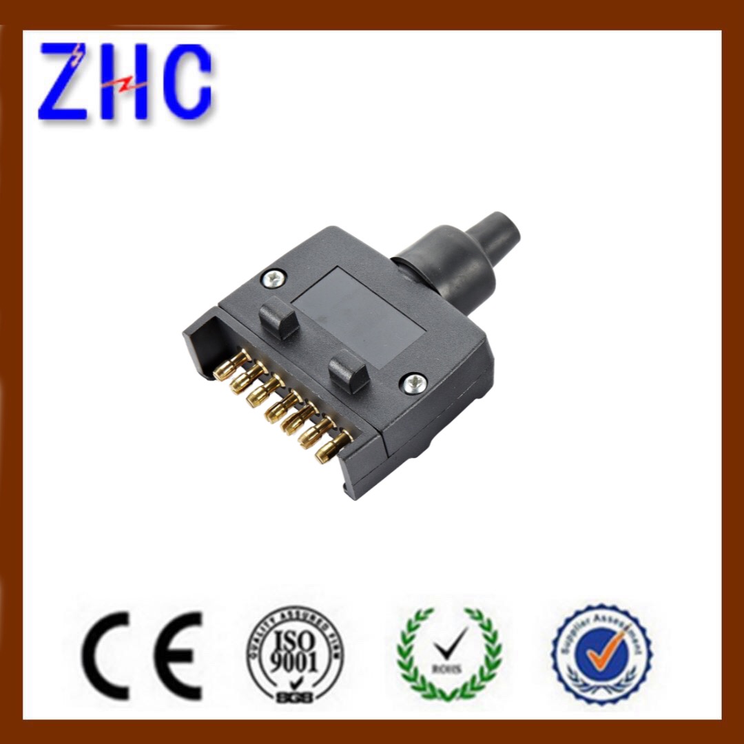 Australian Style Male 7P Flat Plug 12V Plastic Trailer Connector For ...