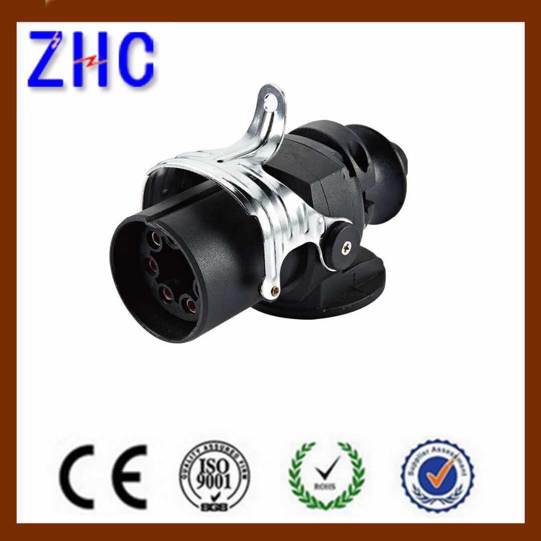 Euro 7P 24V ABS / EBS Trailer Plug Connector For Auto Trailer Car ...