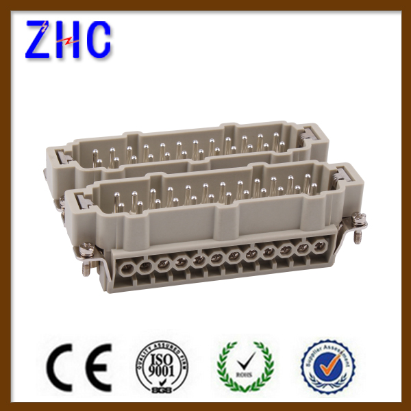 HE048M Heavy Duty Connector 500V 48P 16A Male Insert With Wire gauge 1. ...